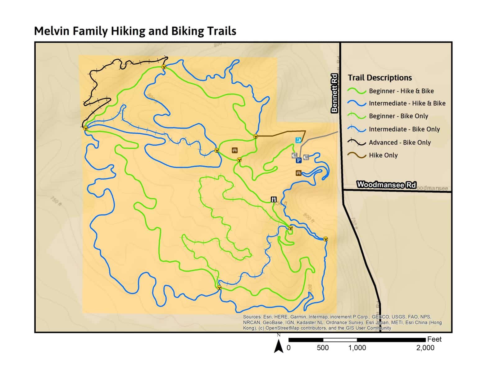 Melvin Family Hiking and Biking Trails - Northern Michigan Land Trust ...